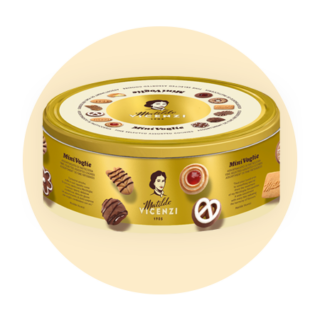 Authentic Classic Italian Pastry Tins Collection