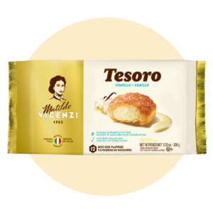 Tesoro Chocolate - Flaky Puff Pastry with Rich Chocolate Cream