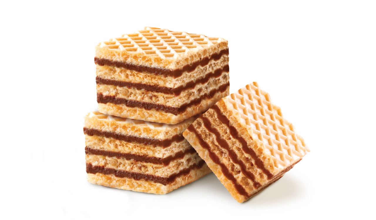 Wafer Cubes With Hazelnut Cream Filling 125g